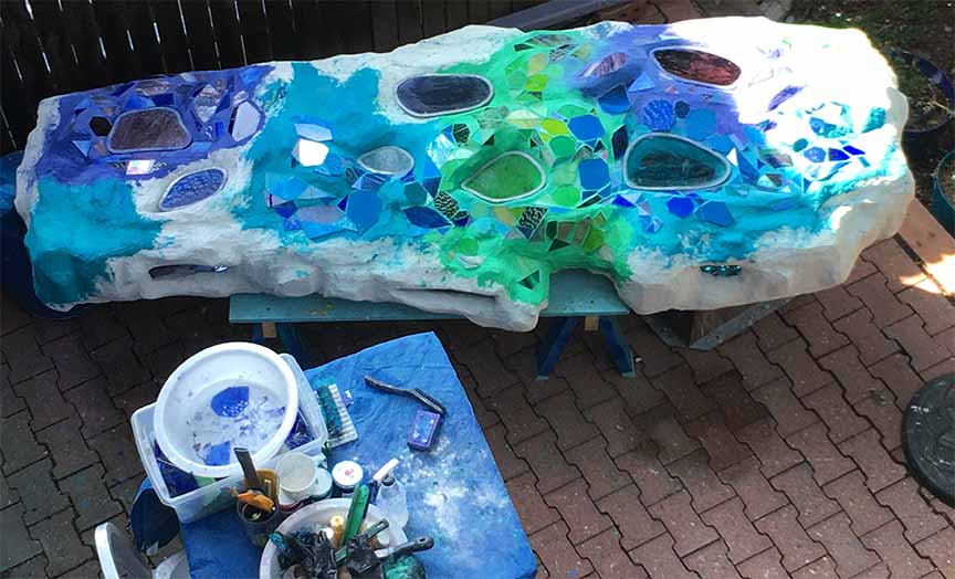 The Rock Candy public art sculpture is underway – Annette Coleman Multi ...